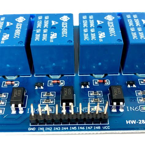 Channel Isolated V A Relay Module Opto Coupler Electro Shop