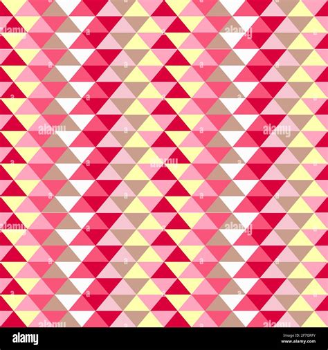 Pattern With Multi Colored Triangles Stock Vector Image And Art Alamy