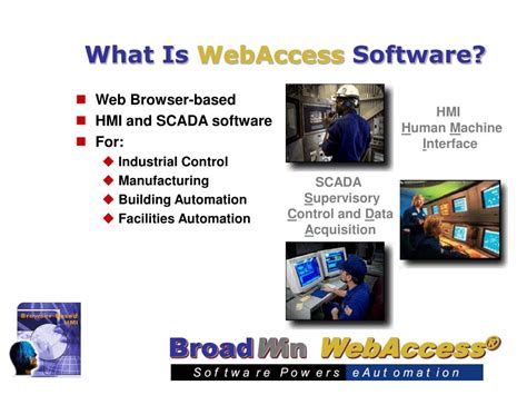 ppt webaccess hmi and scada software product overview powerpoint