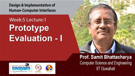 Lec 16 Prototype Evaluation I Youtube