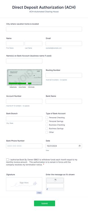 Building Access Authorization Form Template Jotform