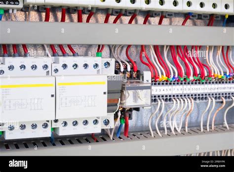 Box For Color Wires Of Distribution Of An Electricity Plc Control Box For Color Wires Of Distribution Of An Electricity Plc Control