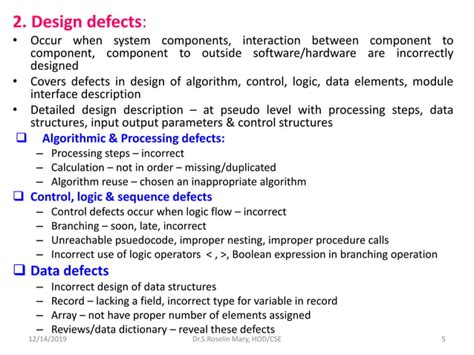 Unit 1 Defects Classes Ppt