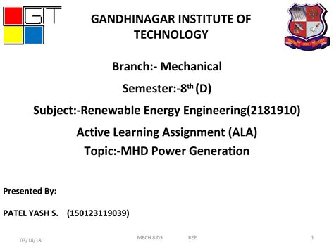 Mhd Power Generation Ppt