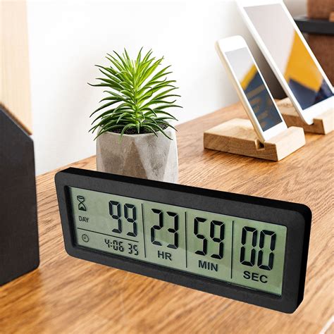 Digital Timer Timer Clock Large Screen Count Down Grandado
