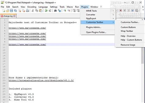 Customize Toolbar 52