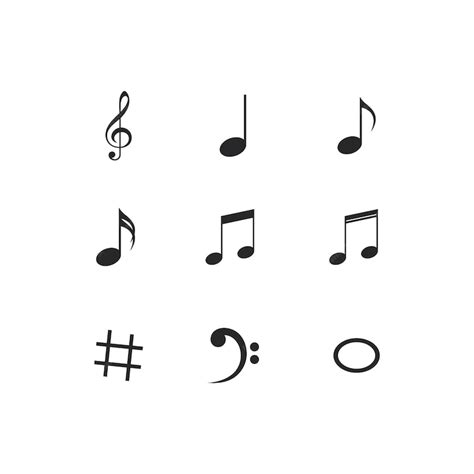 Premium Vector Music Sheet Note Vector Icon Illustration