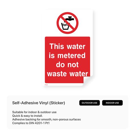 Water Conservation Signage