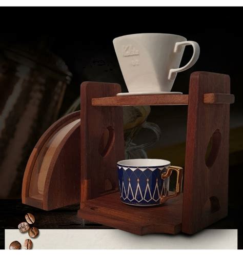 커피드리퍼 핸드드립스탠드 우드스테이션 추출 거치대 선물 티몬