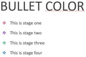 How To Change The Bullet Color In Ms Powerpoint Officebeginner