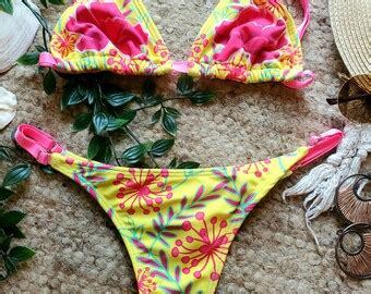 Tropical Bikini Etsy
