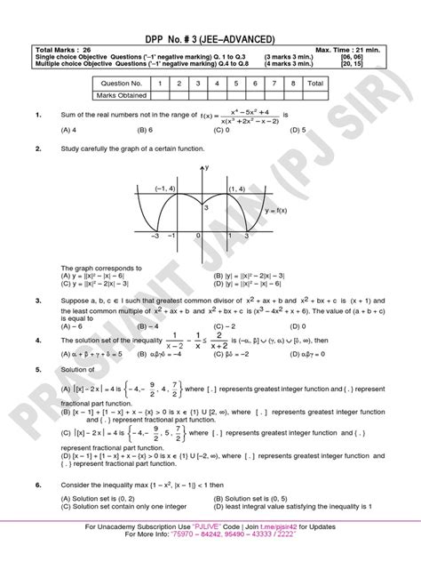 Dpp 3 Pdf Arithmetic Number Theory