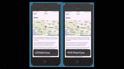 WKWebView Difference YouTube