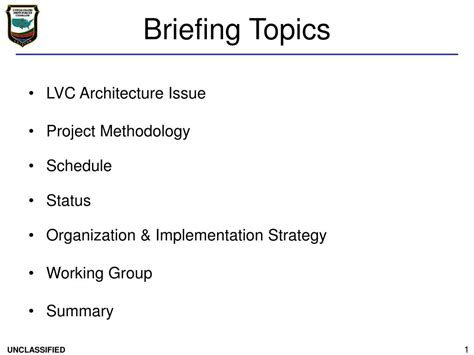 PPT - DoD Live Virtual Constructive (LVC) Integrating Architecture Study 9 May 2007 PowerPoint ...