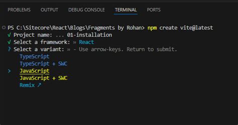 Getting Started With React Install With Vite