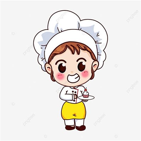 รูปร้านอาหารน่ารักการ์ตูน Png เชฟ สาว การปรุงอาหารภาพ Png และ Psd สำหรับดาวน์โหลดฟรี ตัว