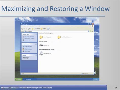 Ppt Microsoft Windows Xp Powerpoint Presentation Free Download Id15864
