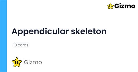 Appendicular Skeleton Flashcards