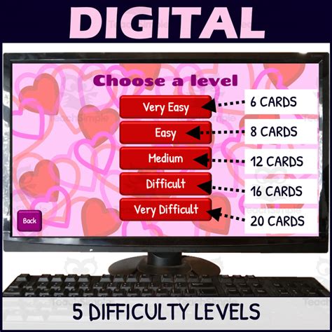 Valentines Day Equivalent Fractions Matching Game Activity Digital Fraction Donuts By Teach