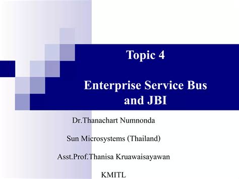 Enterprise Service Bus And Jbi Pdf