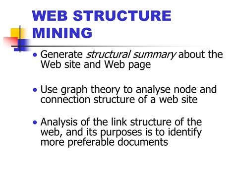 ppt web structure mining powerpoint presentation free download id