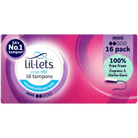 Lil Lets Smartfit Tampons Mini 16 Pack Clicks