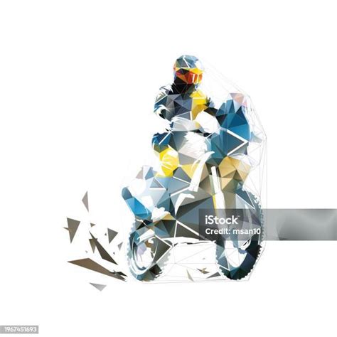 오토바이 사막 랠리 고립 된 벡터 실루엣 낮은 폴리 벡터 그리기 모터스포츠 Championship에 대한 스톡 벡터 아트 및 기타 이미지 Championship
