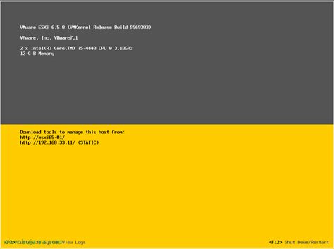 Installing Vmware Esxi 6 5 Dcui Host Client Blog