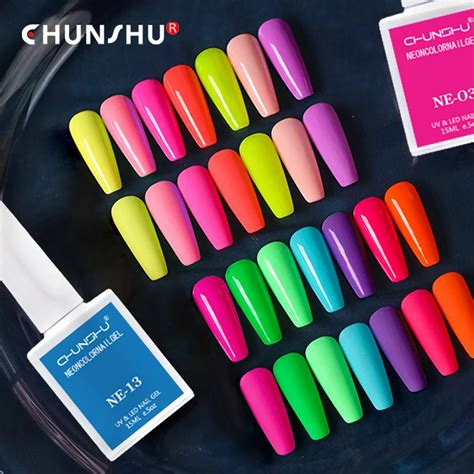 15ml 젤 네일 폴리시 반 영구 네온 컬러 하이브리드 바니시 네일 아트 Uv Uv 젤 옻칠 매니큐어 오래 지속네일 젤