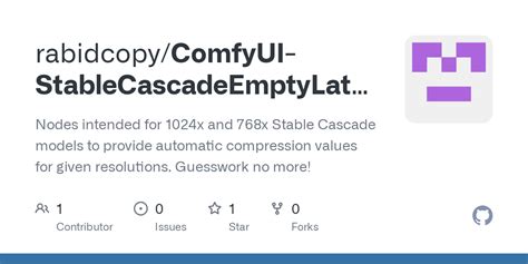 Github Rabidcopy Comfyui Stablecascadeemptylatentimageacfplus Nodes Intended For X And