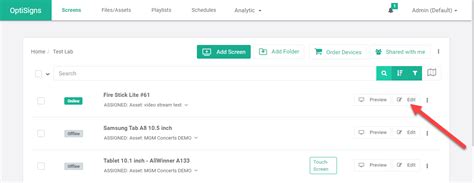 Assign Content To Your Screens OptiSigns