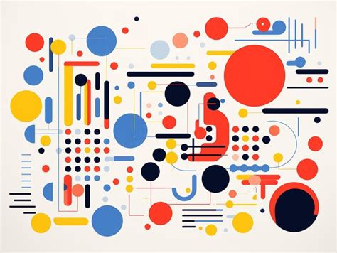 Premium Ai Image Bold Multicolor Geometric Background With A Rain Effect