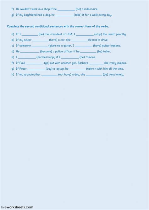 The Second Conditional Interactive Worksheet Learning To Drive English As A Second Language