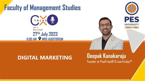 Satwik R On Linkedin Pesuniversity Digitalmarketing