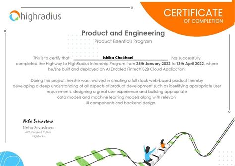 Ishika Chokhani On Linkedin Highradius Internship