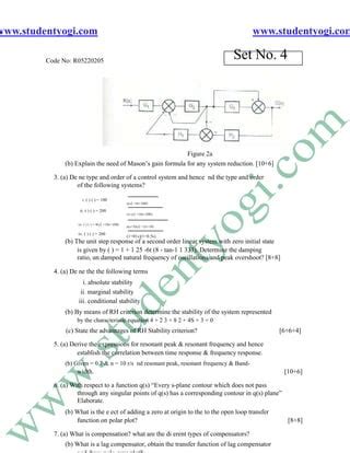 Control Systems Jntu Model Paper Babeyogi Com PDF