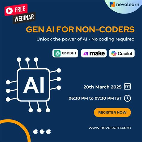 Genai Artificialintelligence Nocodeai Aiforbusiness Chatgpt Copilot… Nevolearn