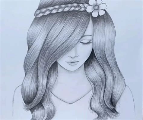 Beautiful Girl Sketch Size A4 Size At ₹ 320 Page In Ahmednagar Id