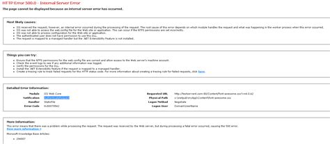 Iis 5000 Authenticaterequest Error For Static Files Stack Overflow