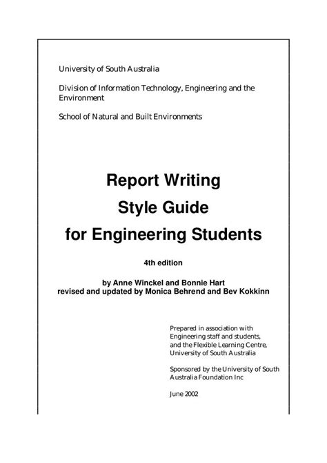 6436362 Engineering Report Writing Engineering