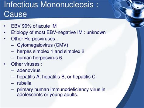 Ppt Infectious Mononucleosis Powerpoint Presentation Free Download