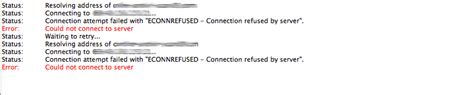 Connection Attempt Failed With Econnrefused Filezilla Bpocreative
