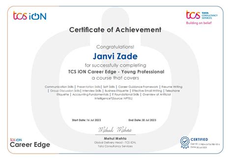 janvi zade on linkedin connection tcsion tcsion tcsion