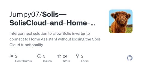 Github Jumpy07 Solis Soliscloud And Home Assistant Interconnect Solution To Allow Solis