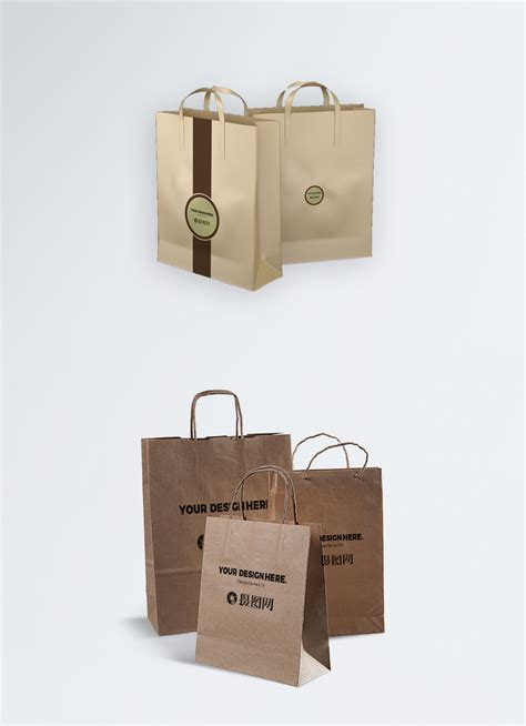 가방 포장 목업mockup 이미지 사진 400742207 무료 다운로드