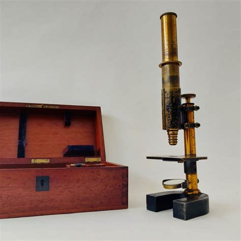 Monocular Compound Microscope 23363 1850 1900 Austria Reichert