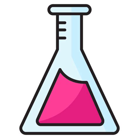 Flask Generic Outline Color Icon