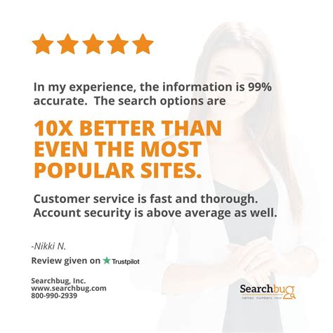 Searchbug Inc On Linkedin Discover The Difference With Searchbug Nikki Left Us A Heartwarming…