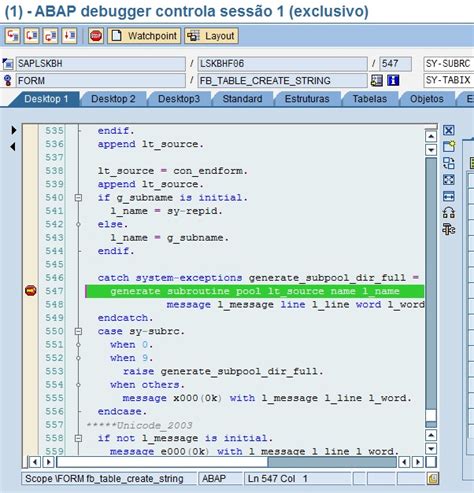 Gerando E Executando Códigos Em Tempo De Execução Abap Zombie