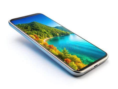 Futuristic Smartphone Rotation Animation Stock Illustrations 1